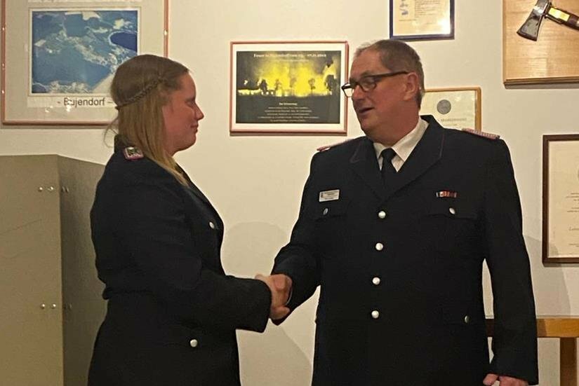 Ann-Christin Schmidt ist neue Wehrführerin der Freiwilligen Feuerwehr ...